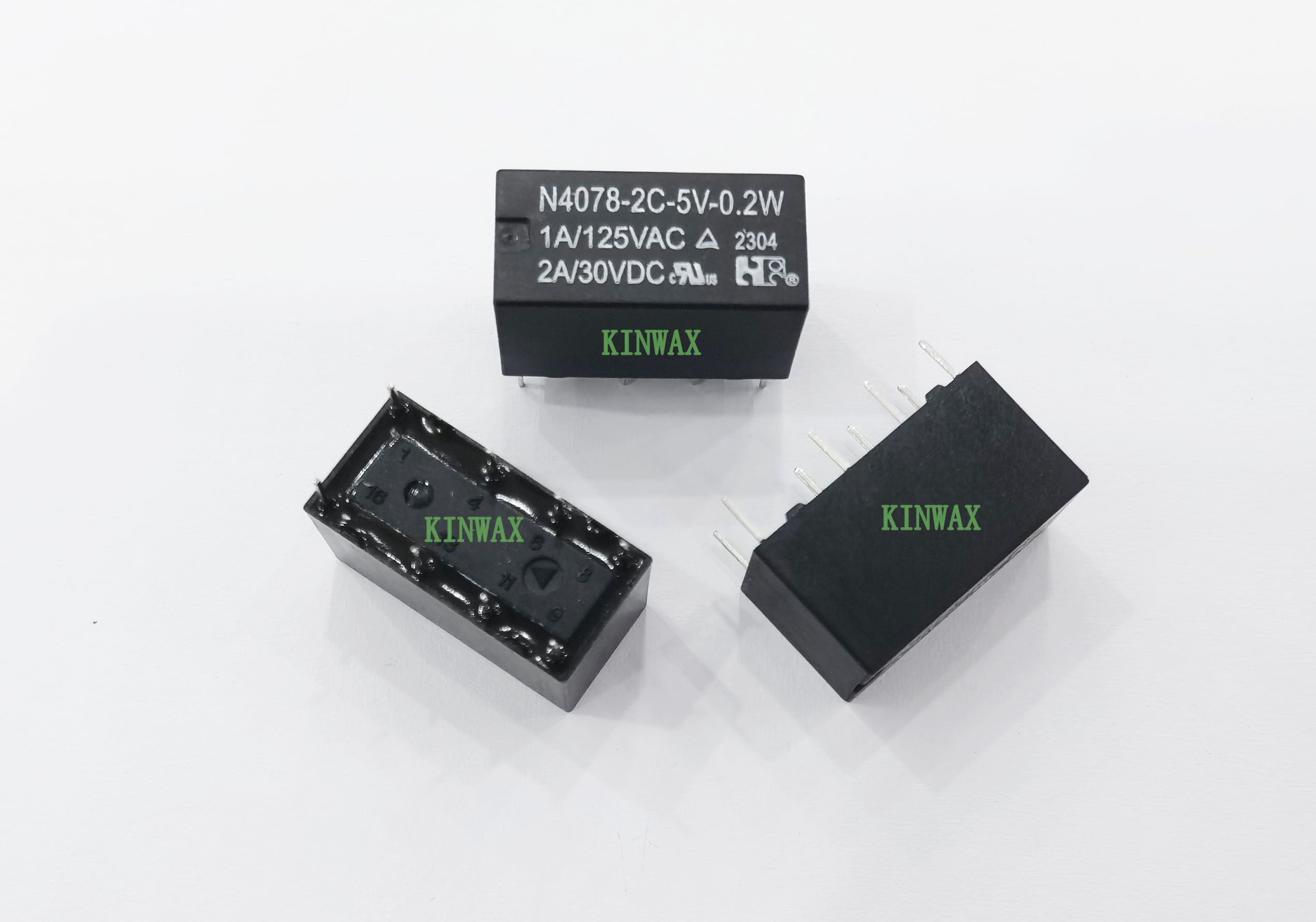 福特信号继电器N4078-2C-24V 12V 5V-0.2W双刀8脚2A，电子控电神器来了！⚡_继电器_淘宝数码网