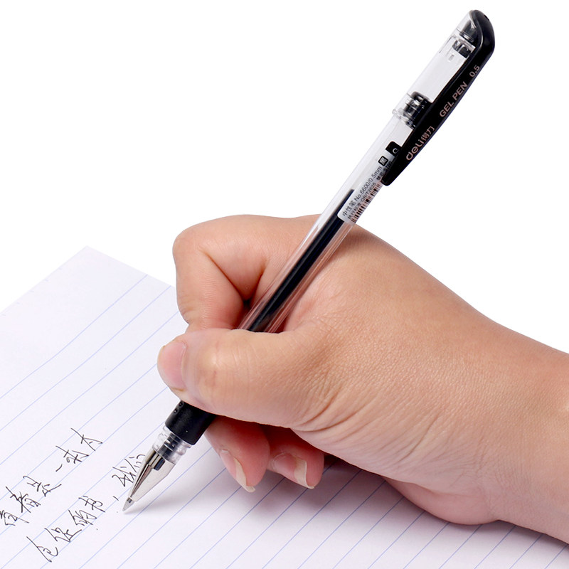 Deli neutral pen 0.5 refill useful neutral pen stationery black neutral ...