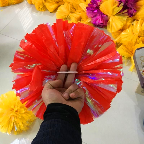 [USD 4.96] Matt Colorful Cheerleading Flower Balls Double Headed Middle ...