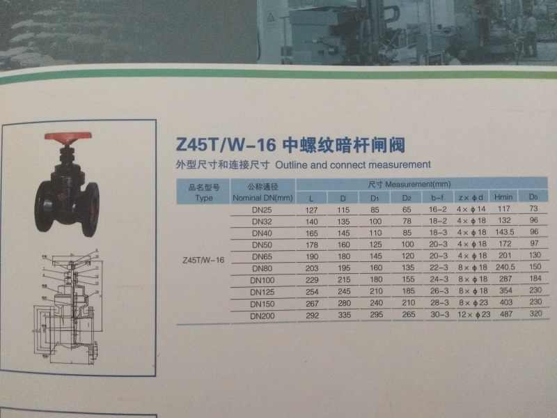 河北远大阀门燎原Z45T-16铸铁法兰自来水暗杆铜芯闸阀DN25-DN200-阿里巴巴