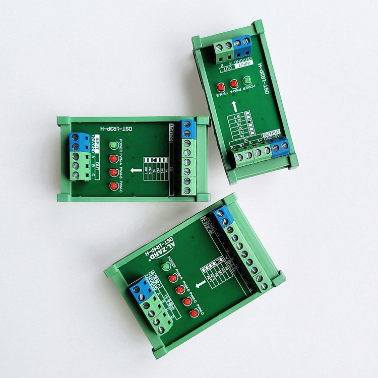 2-8路DST-1R2P-H电平信号PLC转换高速光电隔离模块差分转单端