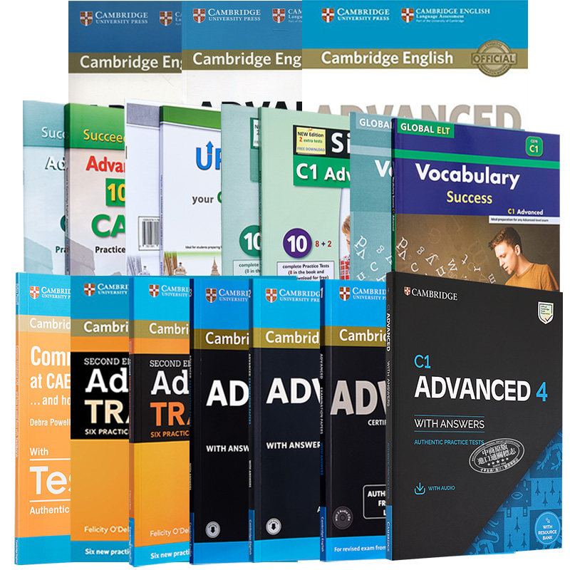 剑桥CAE考试教材系列 Cambridge English Advanced 1-4 原版真题集2015版｜备考CAE必入！高分通关的秘密武器 ...