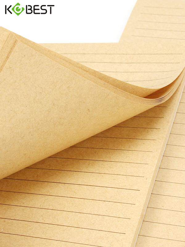 Note pad kraft paper horizontal line tearable small notebook N times to ...