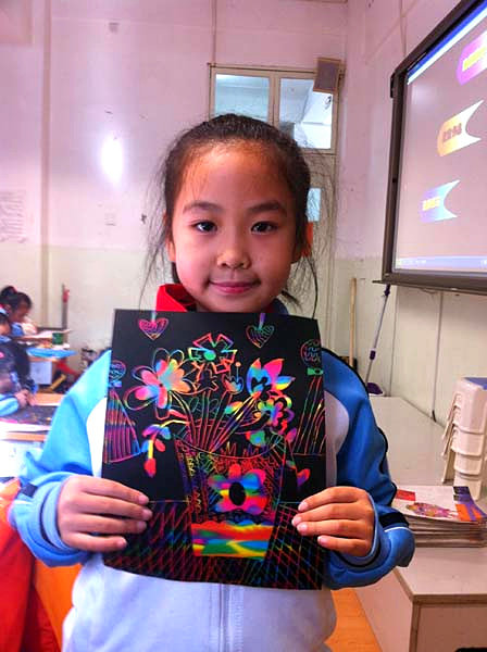 [USD 5.20] 8k Fancy Color Scraping Paper 4k Fancy Color Scraping Paper ...