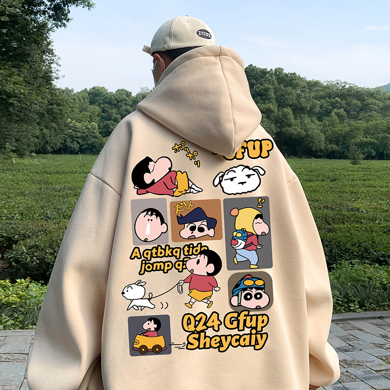 600g重磅卫衣硬挺美式连帽oversize欧美高街hiphop潮牌外套情侣装-Taobao