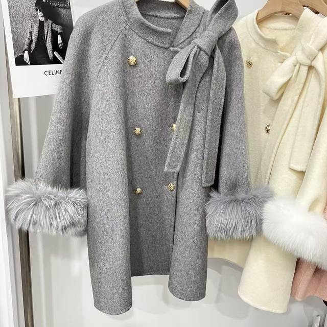 Haining Ms. Haining Fashion and Warm Both sides The loose Korean ...