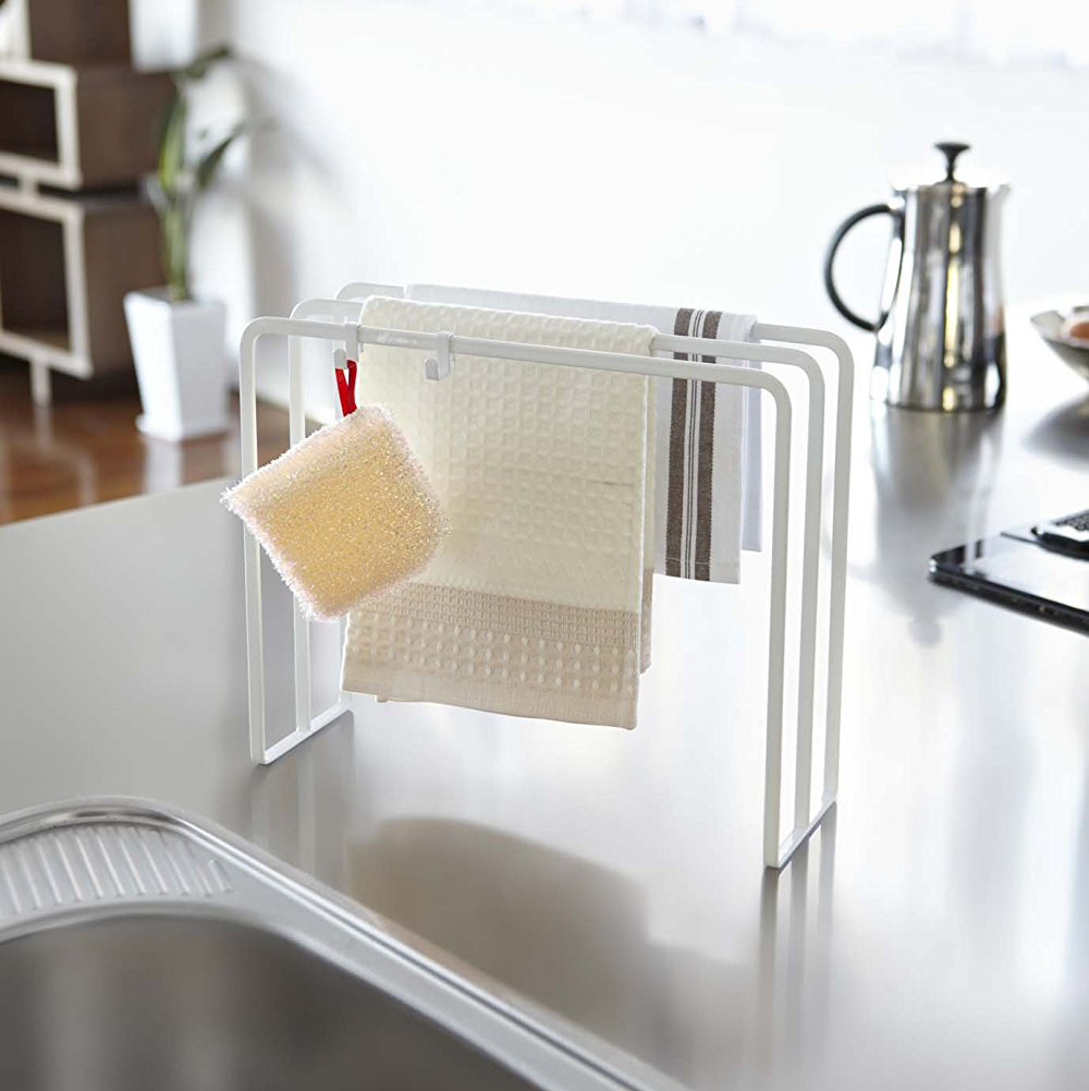 Buy Kitchen cloth to drain a dish cloth storage kitchen Towel rack ...