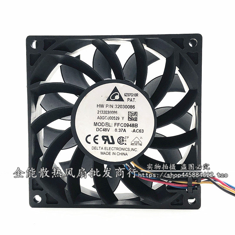 原装台达 华为P/N:32030086 FFC0948B 9025 48V 0.37A 4针9cm风扇-阿里巴巴