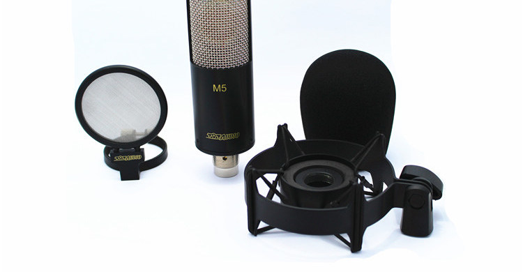 北京797Audio M5专业录音大振膜人声电容麦克风配音K歌直播话筒-阿里巴巴