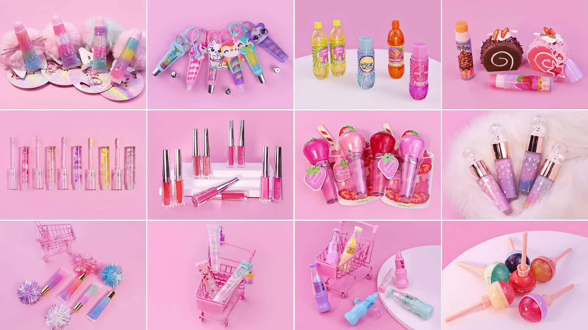 Manufacturer Vendor Cute Fashionable Makeup Beauty Lipgloss Kit Baby ...