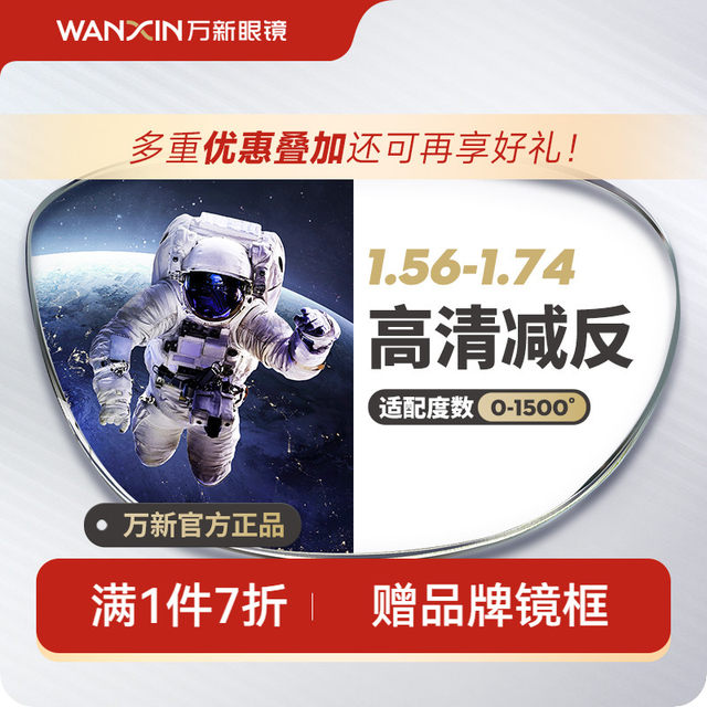 Wanxin lens aspherical ultra-thin high-definition 1.74 height number ...