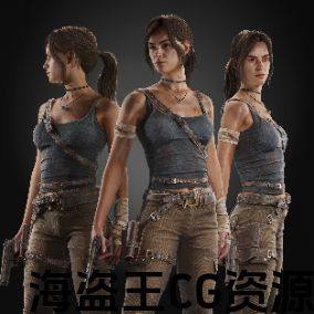 Female Explorer Rigged Character女探险家角色模型：UE5.3-4的终极指南！-南瓜灯-淘宝百科网