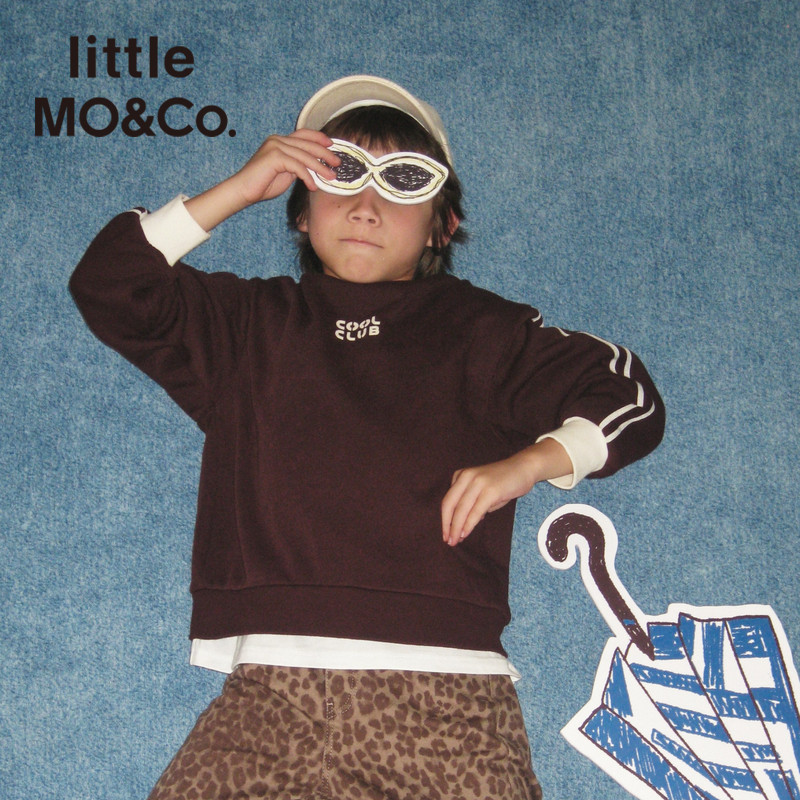 little moco童装25秋装新款男女童套头卫衣上衣长袖宽松：亲子装必备，温暖又时尚！-卫衣-淘宝好物网