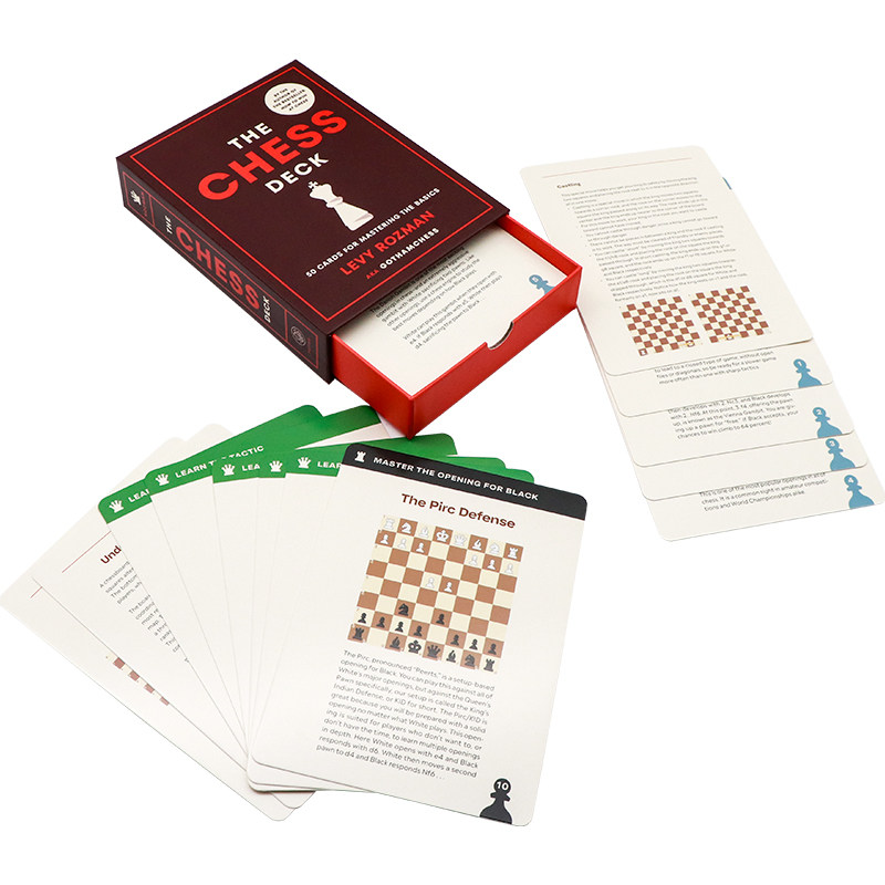 👑国际象棋小白必看！Levy Rozman《The Chess Deck》卡牌实战技巧全揭秘🎓-娱乐时尚类原版书-淘宝好物网