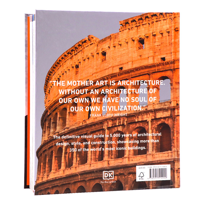 DK建筑百科《Architecture A Visual History》：建筑历史的视觉盛宴-科普读物/自然科学/技术类原版书-淘宝好物网
