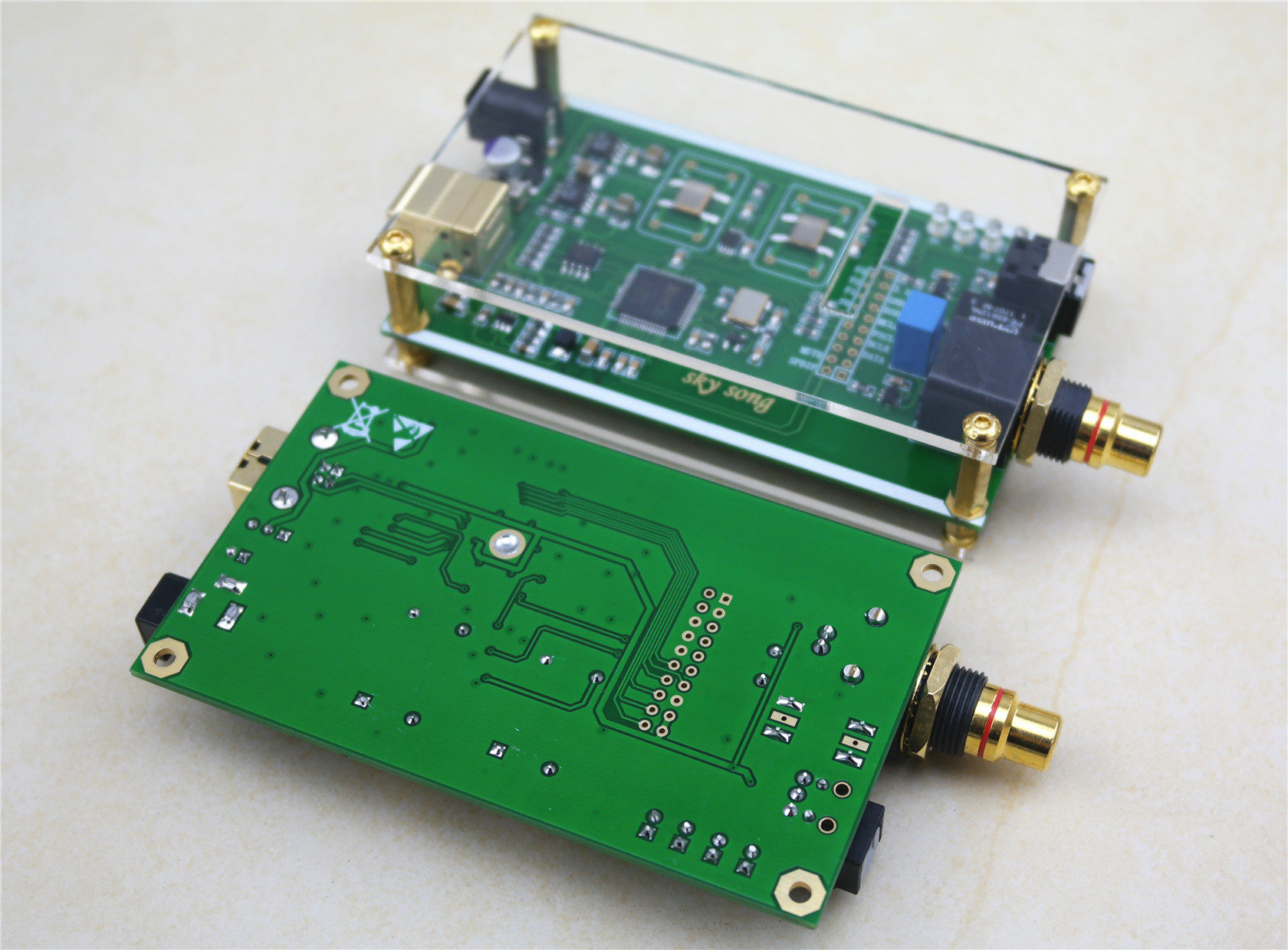 XMOS XU208 Asynchronous USB Coaxial Fiber Output Digital Interface IIS ...