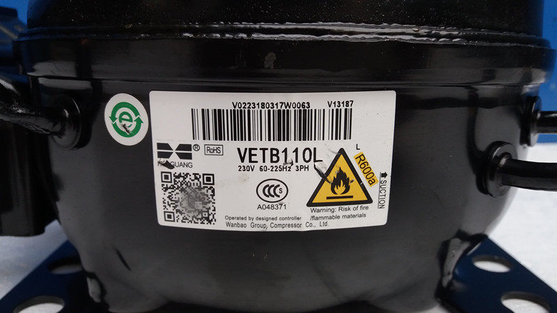 New Huaguang inverter compressors VETB90L, VETB110, VETB110L, VETZ110L