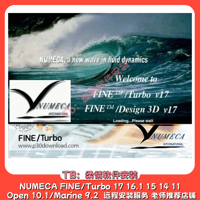 NUMECA FINE/Turbo 17.1/16.1/15.1 / Open 10.1/Marine 12.1 Win
