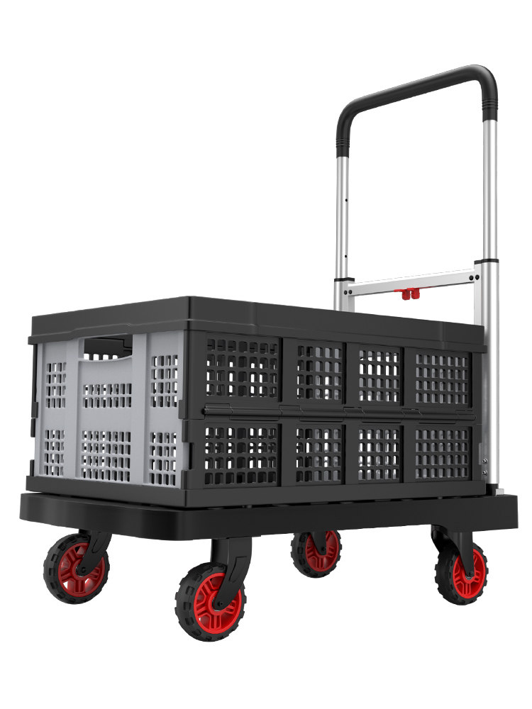 [USD 111.47] Car Flat Trolley Trolley Cart Trolley Trolley Trolley Hand ...