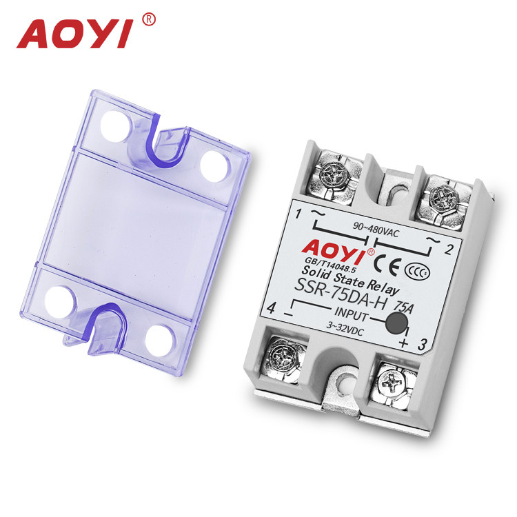 AOYI Aoyi single-phase solid-state relay SSR-10DA-H10 25 40 60 75 90A ...