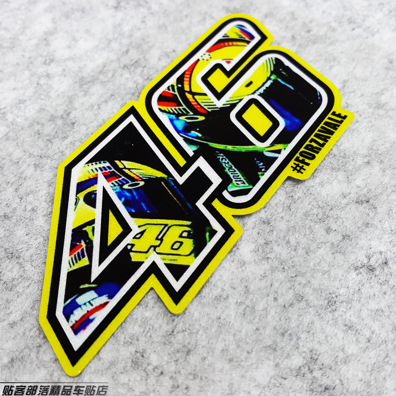 Stickers Tribal car stickers YAMAHA Yamaha team 46 Rossi reflective ...