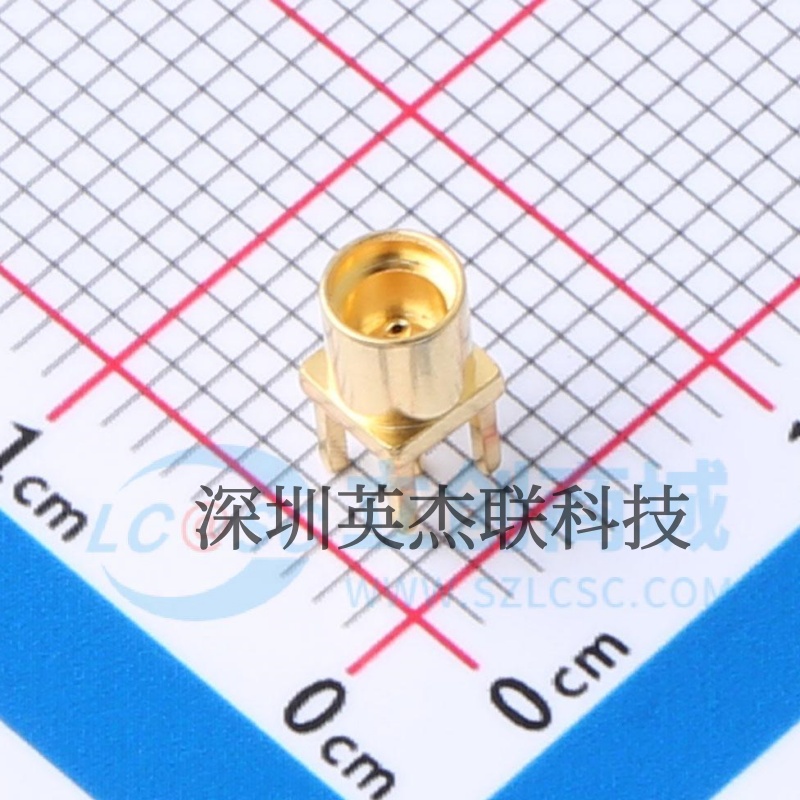 全新HJ-MMCX029 RF射頻同軸連接器 板端內孔正腳 180度MMCX天線座