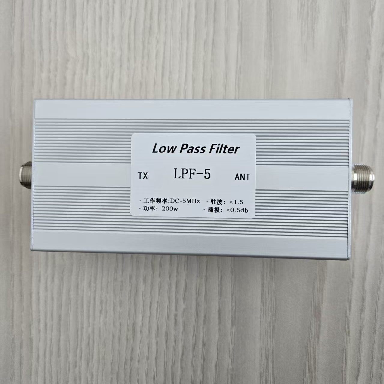 Low-pass filter lpf-5 5mhz review | n-female connector, 200w high power ...