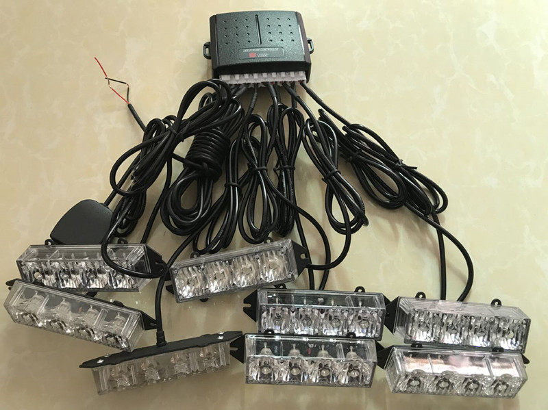 Car led road clearing strobe light: wireless high-power mid-grid strobe ...