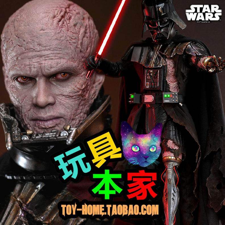 HotToys DX45 1/6 星战Darth Vader 达斯 维达 战损版 DX44可动HT