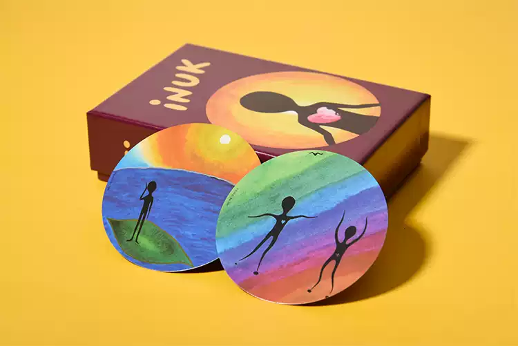 OH卡牌潜意识投射卡搭配INUK因纽特卡 桌游塔罗心灵图卡探索