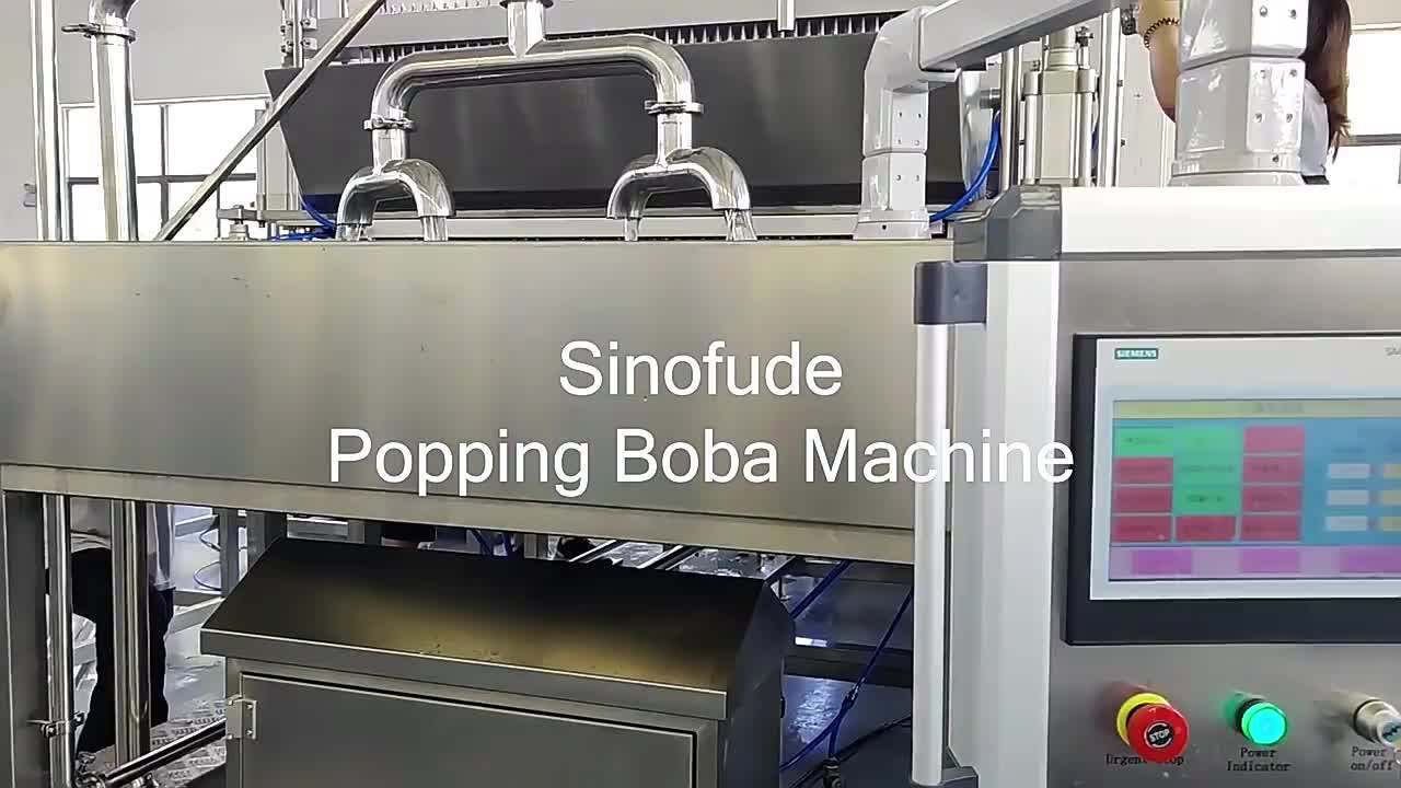 Easy To Operate Popping Boba Bubble Tea Making Machine Bursting Pop ...