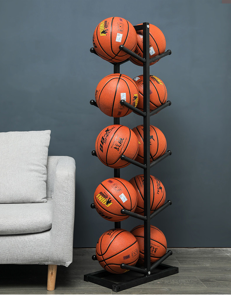 [USD 20.13] Basketball Storage Racks Home School Indoor Ball Racks ...