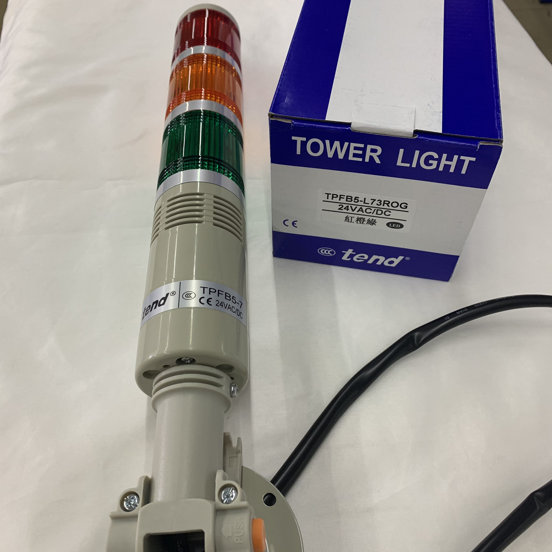 Original TEND Taiwan Tiande Warning Light TPFB5-7 TPFB5-L73ROG LED ...