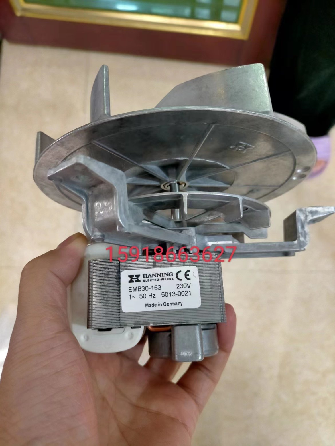 HANNING EMB30-153风机5013-0021电机HANNING马达含扇叶