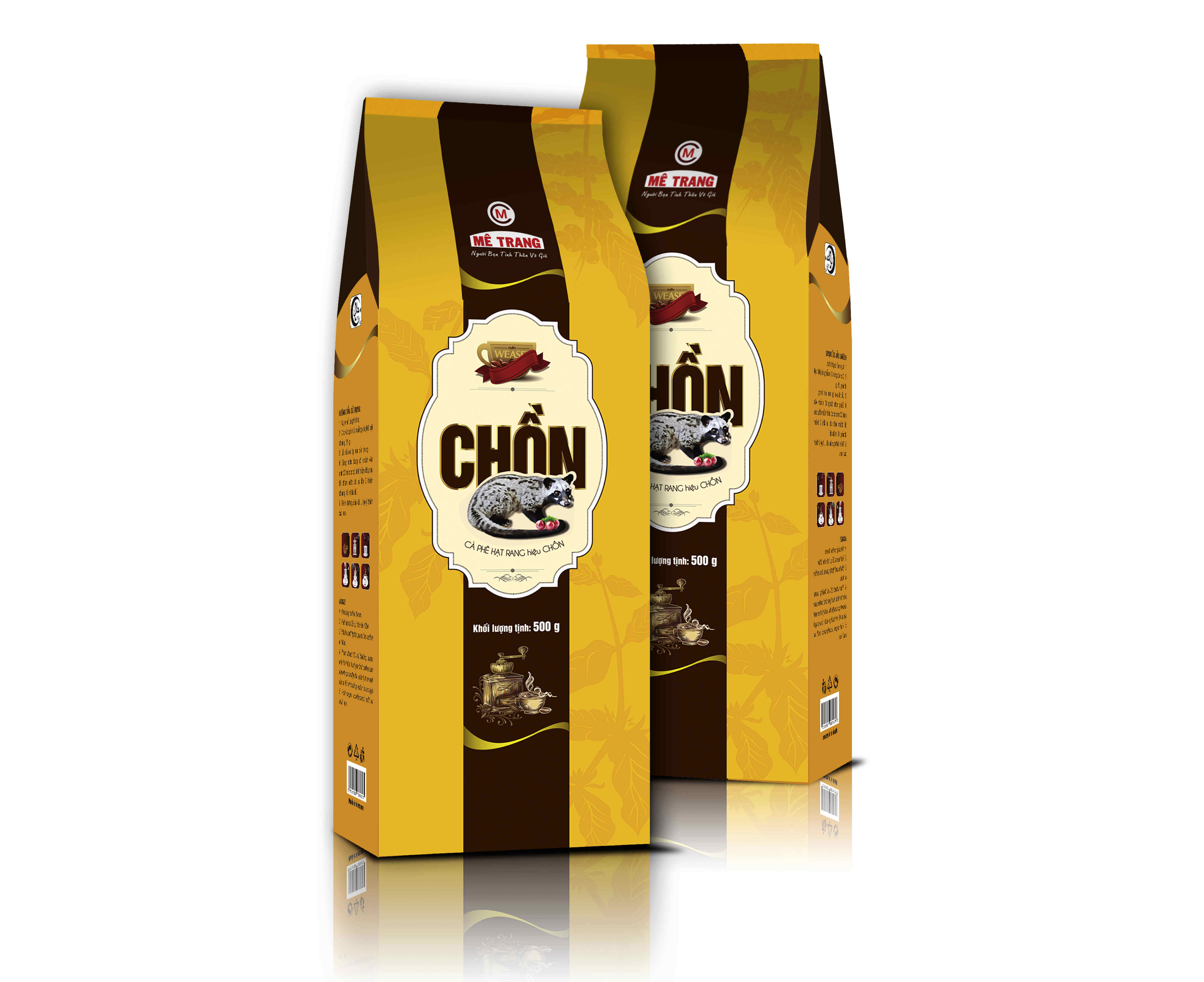 Vietnam Direct mail ME TRANG Weasel coffee Musk cat shit coffee beans 500G