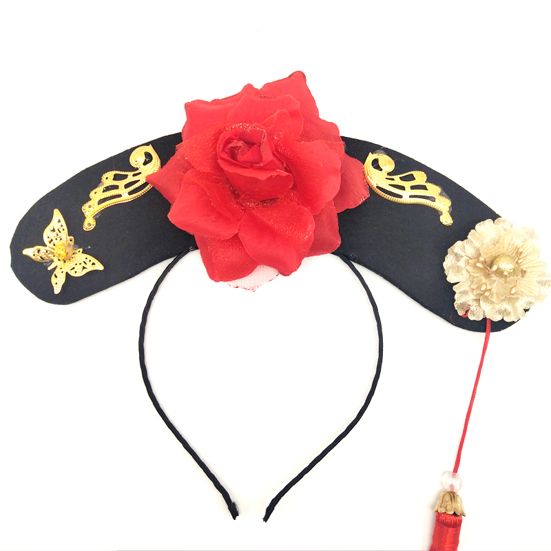 Qi tou Qing Dynasty gege headdress palace children's performance ...