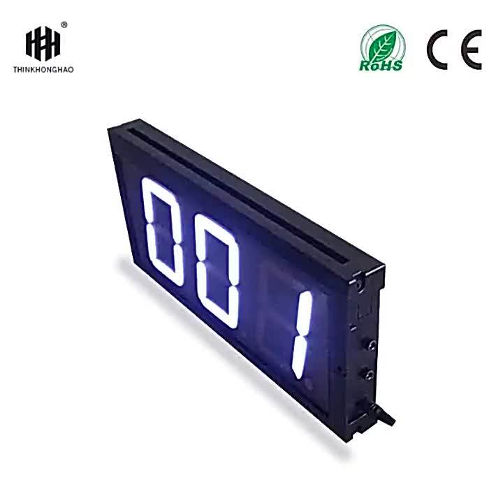 16 Inch 2-digit Led Display Screen Digital Days Counter Wall Mounted ...