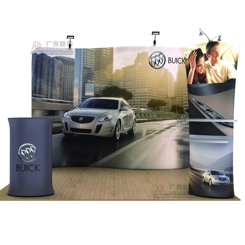 [USD 61.38] Advertising frame curved display stand Express curtain show ...