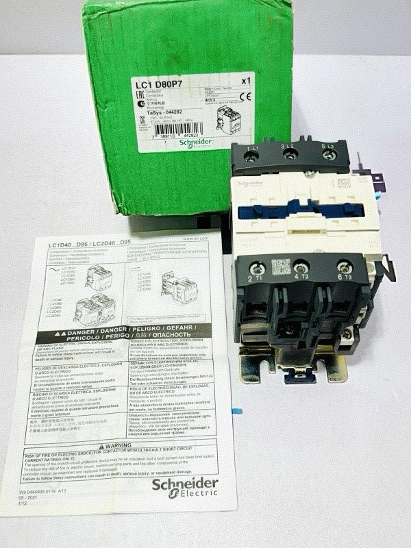 进口施耐德接触器 LC1D80P7 LC1D80G7 LC1D80M7 LC1D80F7 LC1D80