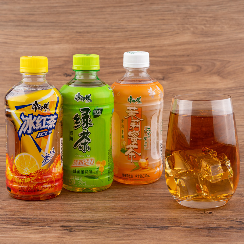 康师傅冰红茶330ml*12瓶整箱小瓶装茉莉蜜茶低糖绿茶柠檬花茶饮料-阿里巴巴