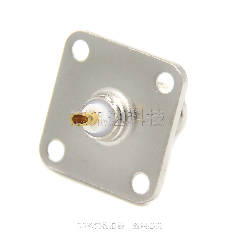TNC-KF大 TNC-50KF TNC母座 带四孔法兰固定 机壳使用 连接器-阿里巴巴