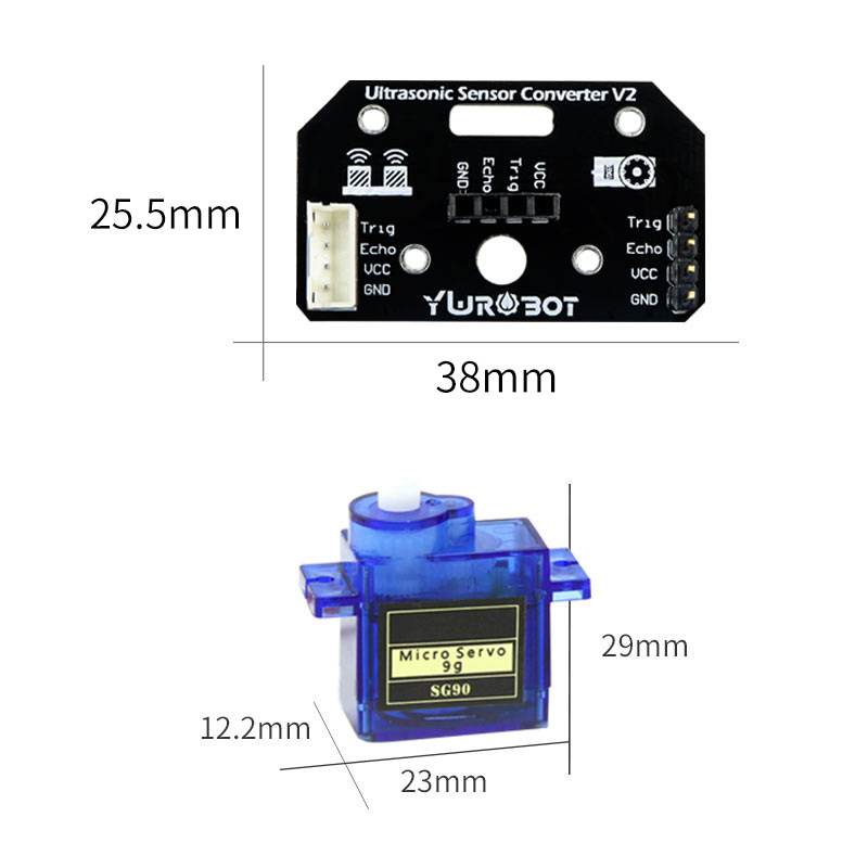 Arduino玩家必备！YwRobot超声波测距传感器套件+舵机，新手也能玩转黑科技？-Arduino-淘宝好物网