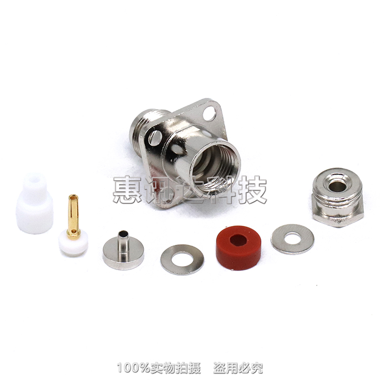 TNC-KF3 TNC-KF-1.5 TNC母头四孔法兰固定 装接式 焊接50-1.5线缆-阿里巴巴