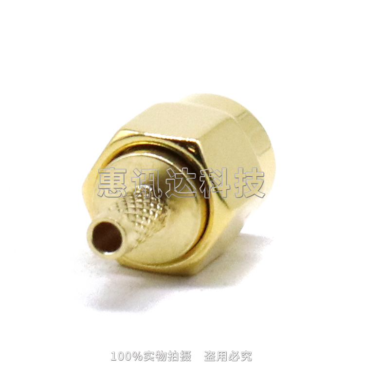 SMA-C-J3 SMA-J3Y SMA-J-1.5 SMA公头内针压接50-1.5电缆 连接器-阿里巴巴