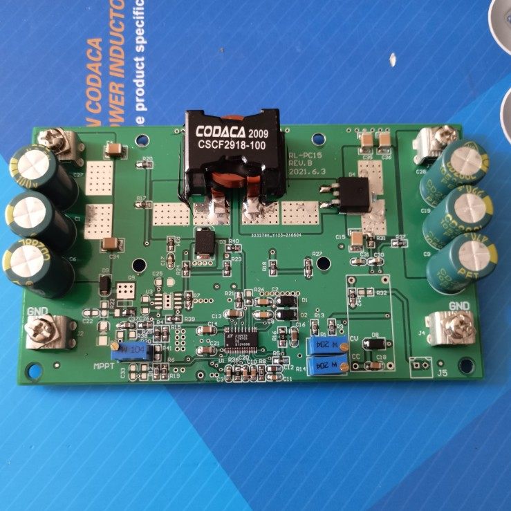 600W太阳能MPPT充电控制器 LT8705自动升降压模组 睿科特LED恒流