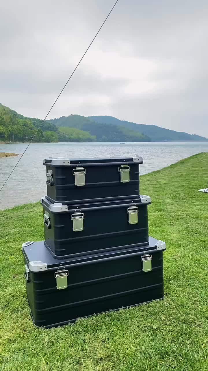 Kassico Outdoor Aluminum Glamping Camping Box Storage Container ...