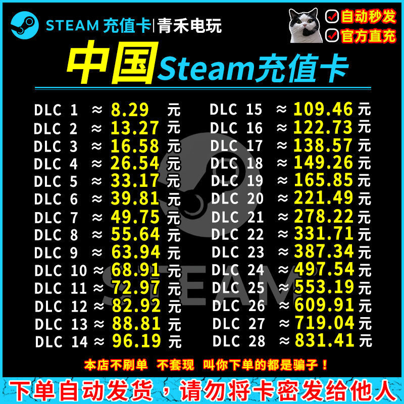 Steam余额充值卡怎么用？CDK激活全流程避坑指南🔥_游戏推荐_淘宝游戏网