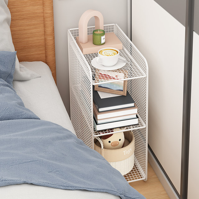 Bedside table bedroom storage bedside ultra-narrow storage rack ...