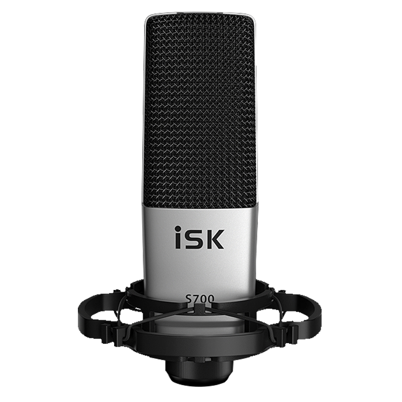 ISK S700電容麥克風話筒聲卡直播唱歌設備抖音k歌喊麥錄音套裝