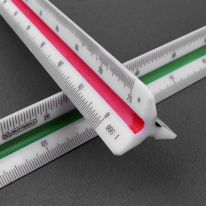 [USD 7.17] Artisanal design charting ruler Architect Prism ruler Snake ...